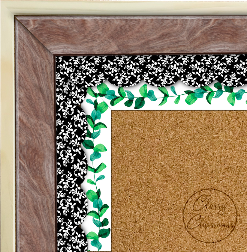 Farmhouse style border scalloped (10m roll) – Classy Classrooms